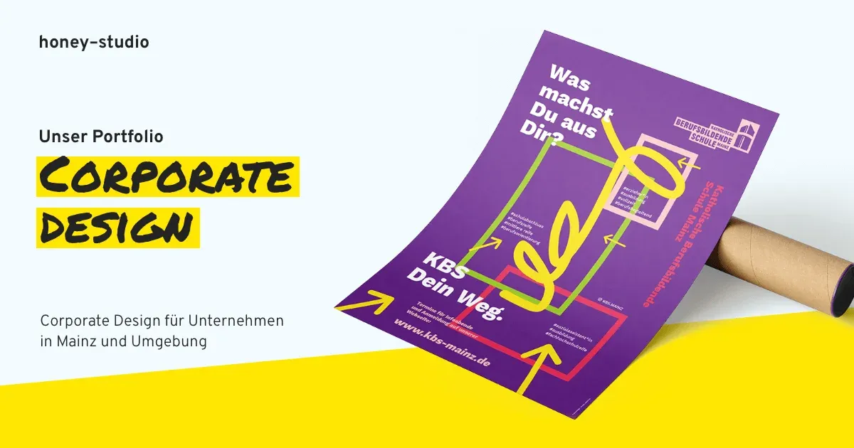 Corporate Design Mainz – Projekte & Markenauftritt | honey–studio